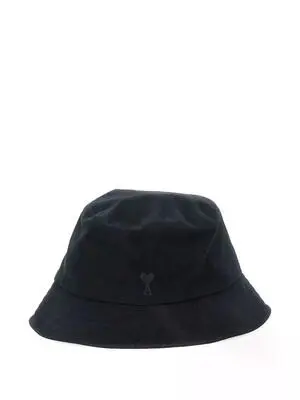 Ami Heart Logo Bucket Hat - 001|black